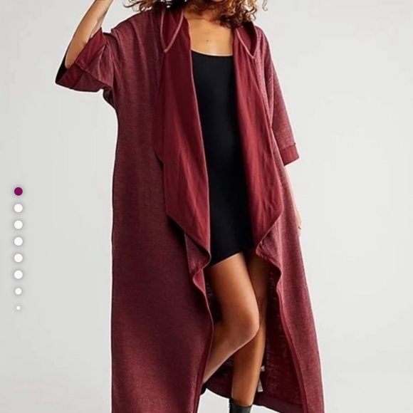 Free People | Sweaters | Nwt Free People Fp Beach Jet Set Hooded Long ...